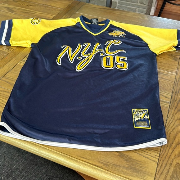 FUBU | Shirts | Vintage Mens Nyc Fubu Jersey Size L | Poshmark